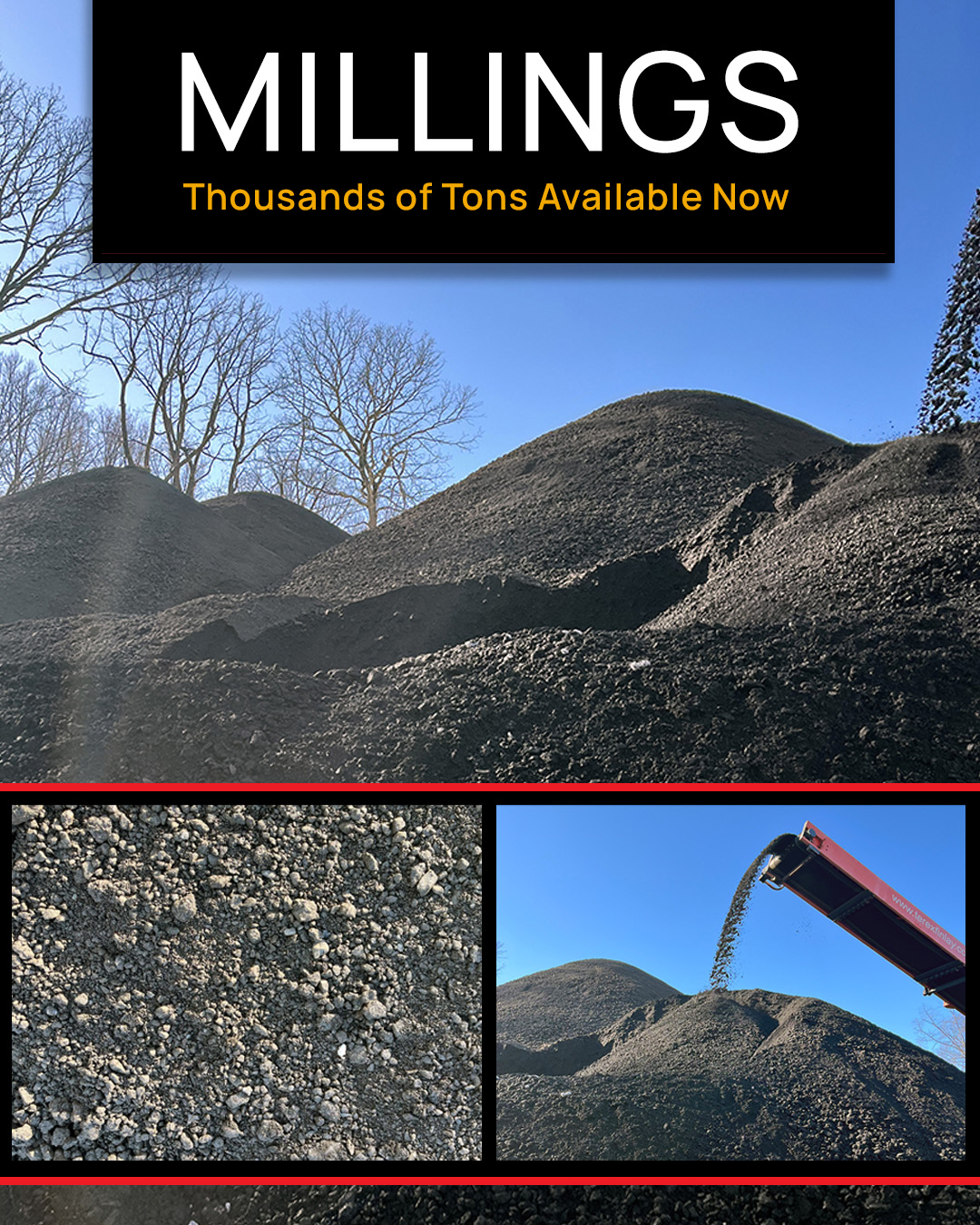 Millings For Sale - Construction Masters Services